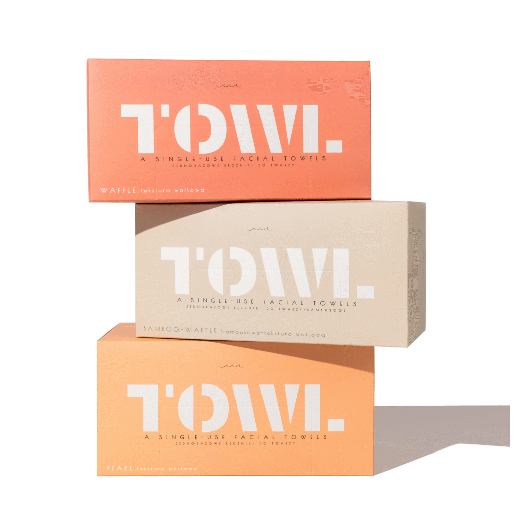 Zestaw jednorazowych ręczników do twarzy TOWL.STANDARD - TOWL